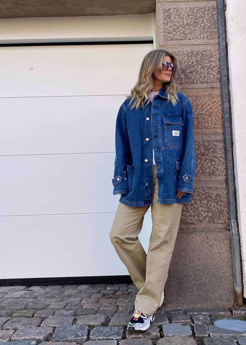 Denim Johnny Jacket - Vintage Blue